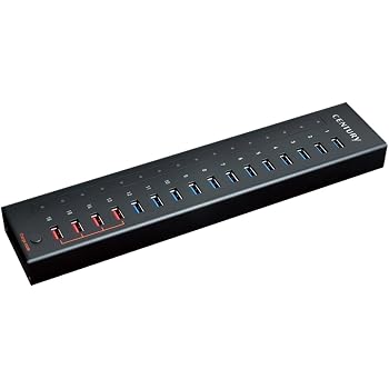 Amazon | StarTech.com 産業用10ポートUSB 3.0ハブ サージ保護機能とESD (静電放電) 機能に対応 ...