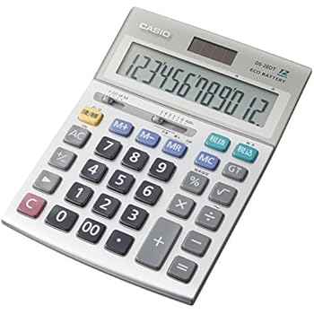 Amazon | カシオ 本格実務電卓 日数&時間・税計算 デスクタイプ 12桁 DS-20DT-N | ビジネス電卓 | 文房具・オフィス用品