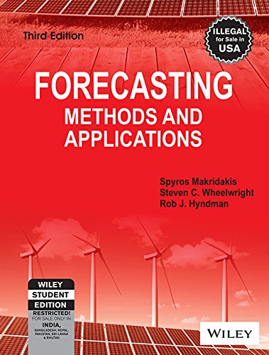 Forecasting: Methods and Applications | Steven C. Wheelwright,Spyros G ...