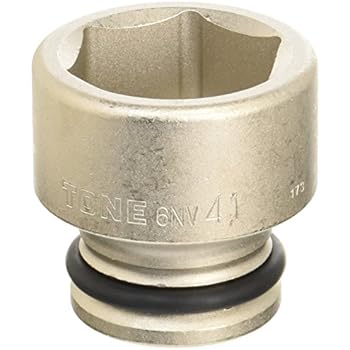 Amazon | トネ(TONE) インパクト用ソケット 差込角19.0mm(3/4") HP6NV-41 二面幅41mm | DIY・工具・ガーデン
