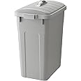 Amazon｜【ザッカLab.オリジナルセット】リス ごみ箱 ベルク 角ペール 70D 本体+フタ 73L ライトグレー GBEC258 ｜ ふた付き ポリバケツ ペール 分別 屋外 70L ...