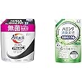 Amazon | アタック [洗剤&柔軟剤セット] ZERO ドラム式専用 液体洗剤 詰め替え 2100g + ハミング消臭実感 自動投入専用 柔軟剤 リフレッシュグリーンの香り 詰め替え ...