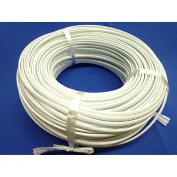 Amazon | モジュラーケーブル 6極4芯 （黒） 100M 沖電線 FTC4 | OKI | モジュラケーブル