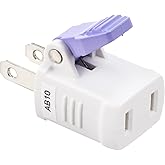 Amazon.co.jp: エルパ(ELPA) 楽に抜けるアダプター コンセント 125V 1500wまで アダプター 15A RTP-303B(W) : パソコン・周辺機器