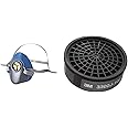 Amazon | 3M 防毒マスク 面体 HF-52 (M/Lサイズ)+3M 吸収缶 酸性ガス用 3302J | 吸収缶・フィルター | 産業 ...
