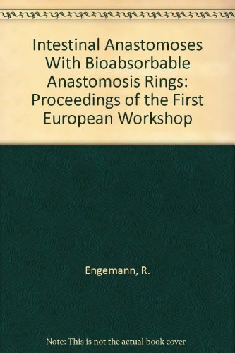Amazon | Intestinal Anastomoses With Bioabsorbable Anastomosis Rings ...