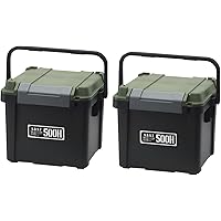 Amazon | JEJアステージ(JEJ Astage) 収納ボックス 日本製 耐荷重500kg キャンプ 椅子 踏み台 工具箱 積み重ね [Xシリーズ シールドボックスシャット 500HX ...