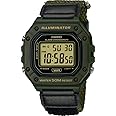 Amazon.co.jp: [カシオ] CASIO スタンダード デジタル 腕時計 W-218HB-3AV カシオBOX入り メンズ チープ ...