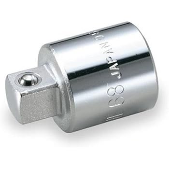 Amazon | SK11 ソケットアダプター 差込角 12.7mm (1/2インチ) ~ 9.5mm(3/8インチ) SAD43 | ソケットアダプター