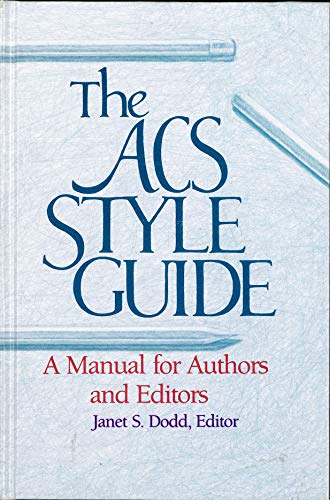 Amazon | The Acs Style Guide: A Manual for Authors and Editors | Dodd ...