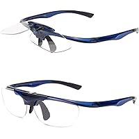 Amazon | [LianSan] 跳ね上げ式老眼鏡 携帯用 ケース付き ユニセックス メンズ レディース おしゃれ リーディンググラス ...