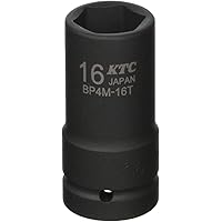 Amazon | 京都機械工具(KTC) 12.7mm (1/2インチ) インパクトレンチ ソケット (セミディープ薄肉) 16mm BP4M16TP | ソケットレンチ