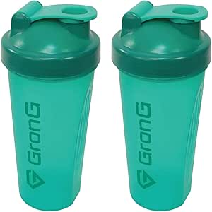 Amazon.co.jp: GronG(グロング) プロテインシェイカー グリーン 600ml 2個セット : ドラッグストア