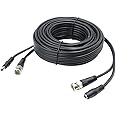 Amazon | 30m 電源/映像一体型ケーブル(丈夫な太線タイプ) 防犯カメラ用 DC電源＋3C-2V映像ケーブル(BNC) 2本一体ケーブル 延長コード AHDやアナログカメラの電源映像 ...