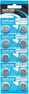 Amazon | SUNCOM アルカリボタン電池 LR44 A76 AG13 1.55V 1シート 10個入 | SUNCOM/サンコム | 乾電池