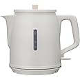 Amazon | ドリテック(dretec) 急須型 電気ケトル 0.8L 1100W ハイパワー おしゃれ 和風 レトロ 自動電源オフ 空焚き防止 生成色(きなりいろ) ホワイト ポット ...