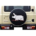 Amazon | K-PRODUCTS ジムニー 汎用 スペアタイヤ「かば」−。シリーズ スペアタイヤカバー イラストタイプ「おねぇかば」 175/80R16 SJ10 JA11 JA71 ...