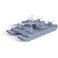 Amazon | MRY-SFW SSC144577S 1/144 軍用モデルドイツ海軍SF 40シベル対空フェリー | プラモデル 通販