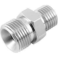 Amazon.co.jp: SK11 中間異径ニップル おねじG(PF)1/4 おねじG(PF)3/8 2MF×3MF AT-5 : 産業・研究開発用品