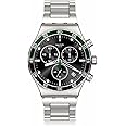 Amazon | [スウォッチ] 腕時計 Dark Green NEW IRONY CHRONO YVS506G グレー | 腕時計 ...