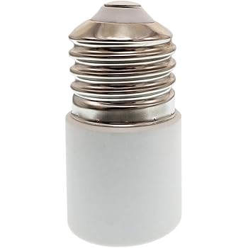 Amazon | 口金変換 アダプター E39口金延長アダプター E39-E39電球 ソケット 口金 照明補助器具 (E39-E39, PC+銅) | SUPCF | 口金変換アダプタ 通販