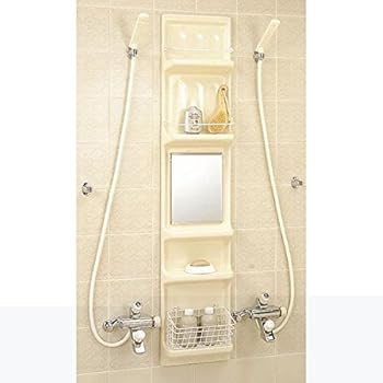 Amazon.co.jp: LIXIL(リクシル) INAX 浴室収納棚 ミスティオフホワイト YR-412G/L52: DIY・工具・ガーデン