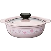 Amazon｜高木金属工業(Takagi Metal) 両手鍋 洗いやすい 卓上鍋 ホーロー IH対応 18cm あじわい鍋 土鍋風 花鼓 HA-HT18｜フック オンライン通販