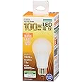 Amazon | オーム(OHM) 電機 LED電球 E26 100形 100ワット形 100W形 密閉形器具対応 全方向 電球色 5年保証 LDA11L-G AG52 06-3294 ...