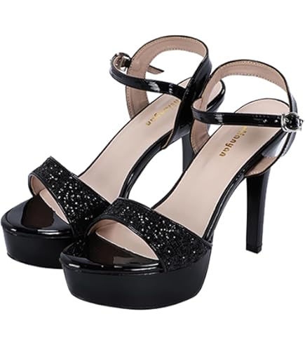 Amazon.co.jp: キラキラ サンダル レディース ハイヒールサンダル