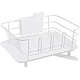 Amazon｜リス 水切りかご ワイヤー スリム ホワイト W39.5×D22×H20.7cm リベラリスタ ディッシュドレイナー スリム｜水切りラック オンライン通販