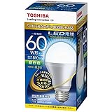 Amazon | パナソニック LED電球 口金直径26mm 電球60形相当 昼光色相当(7.3W) 一般電球 広配光タイプ 調光器対応 密閉器具対応 LDA7DGDSK6 | パナソニック ...