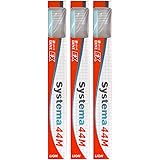 Amazon | ライオン DENT . EX システマ 歯ブラシ ×4本 44M(コンパクト ふつう) 日本製 | ライオン (LION) | 大人用歯ブラシ 通販
