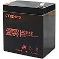 Amazon.co.jp: 電菱 DENRYO BATTERY JC5-12 12V 5Ah ディープサイクルタイプ : 車＆バイク