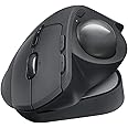 Logitech MX Ergo S Advanced Wireless Trackball Mouse, USB-C ...