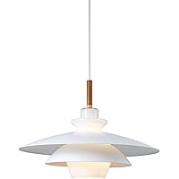 Amazon | INTERFORM INC. インターフォルム ペンダントライト 照明 ランプ シーリング インテリア ダイニング ホワイト ガラス Blancheブランシュ LT-4143 ...