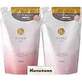 Amazon | ホーユー イリュージュ プロ hoyu ILLUGE PRO モイスト シャンプー 詰め替え 400ml + トリートメント 詰め替え 400ml 各種1個セット ...