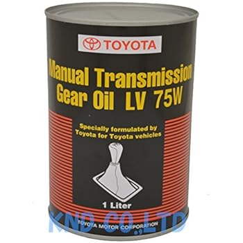Amazon | 純正トヨタ マニュアルトランスミッションギヤオイルLV GL-4 75W 08885-81007 入数：1L×1缶 | 車用 ...