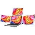 Kogan XPRESSO 14" Full HD Pro Triple Screen Tri-Fold Portable Monitor ...