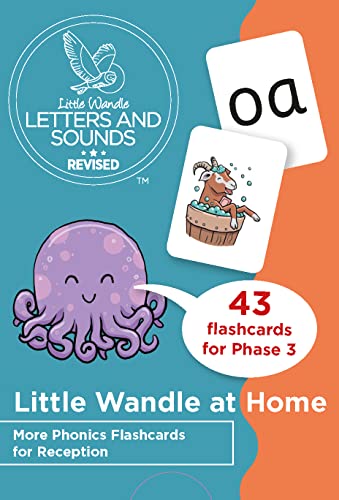 Amazon | Little Wandle at Home More Phonics Flashcards for Reception ...