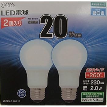 Amazon | ELPA エルパ LED電球G40形E26 電球色 屋内用 省エネタイプ LDG1L-G-G251 | 朝日電器 | LED電球