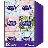 Quilton 3 Ply Aloe Vera Facial tissues, (12 boxes of 110 tissues ...