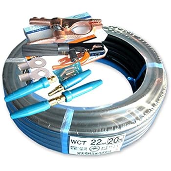 Amazon | 富士電線 60000-251 溶接用WCT キャプタイヤ 22SQ ホルダー10m/アース5m 中島式 | 溶接機器アクセサリ