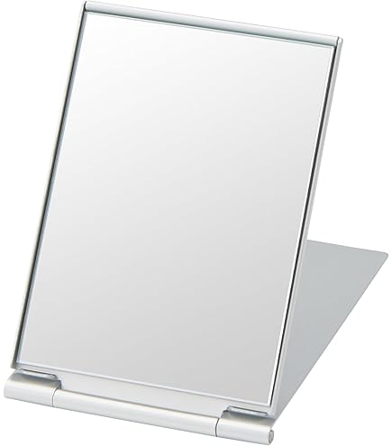 Amazon | 軸が割れにくいミラーM ブラック KQ3039 | KAI | 化粧鏡 通販