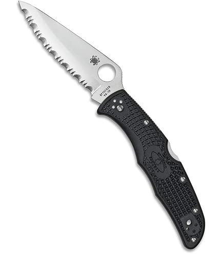 Amazon | Spyderco(スパイダルコ) エンデューラ4 ステンレス 波刃 C10S