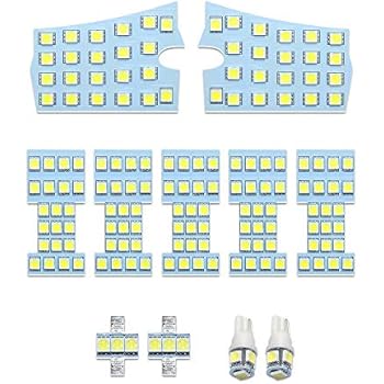 Amazon | TOPINC エルグランド E52 LED ルームランプ ホワイト エルグランドE52系 ニッサン LED室内灯 6000K 車種別専用設計 LEDバルブ 爆光 カスタム ...