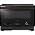 Amazon | シャープ ウォーターオーブンヘルシオ AX-UA30-B ブラック 幅470×奥行390×高さ340 mm | シャープ(SHARP) | スチームオーブン・レンジ