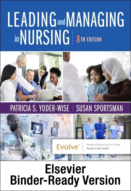 Amazon | Leading and Managing in Nursing - Binder Ready | Yoder-Wise RN ...