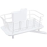 Amazon｜リス 水切りかご ワイヤー ミニ ホワイト W29.5×D22×H20.5cm リベラリスタ ディッシュドレイナー ミニ｜水切りラック オンライン通販