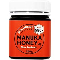 Amazon | plusHONEY マヌカハニー MGO585以上 250g 非加熱 無添加 生