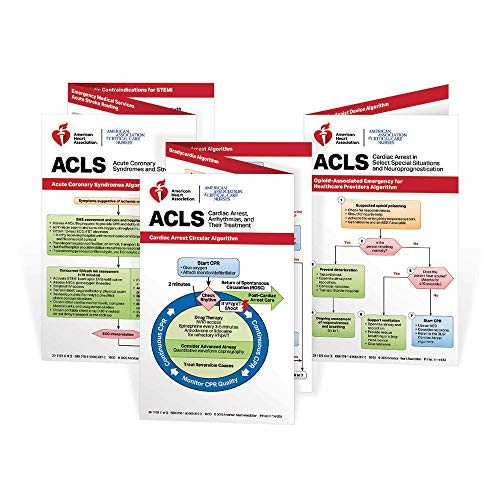 Amazon | 2020 Alcs Reference Card Set | AHA | Cardiology